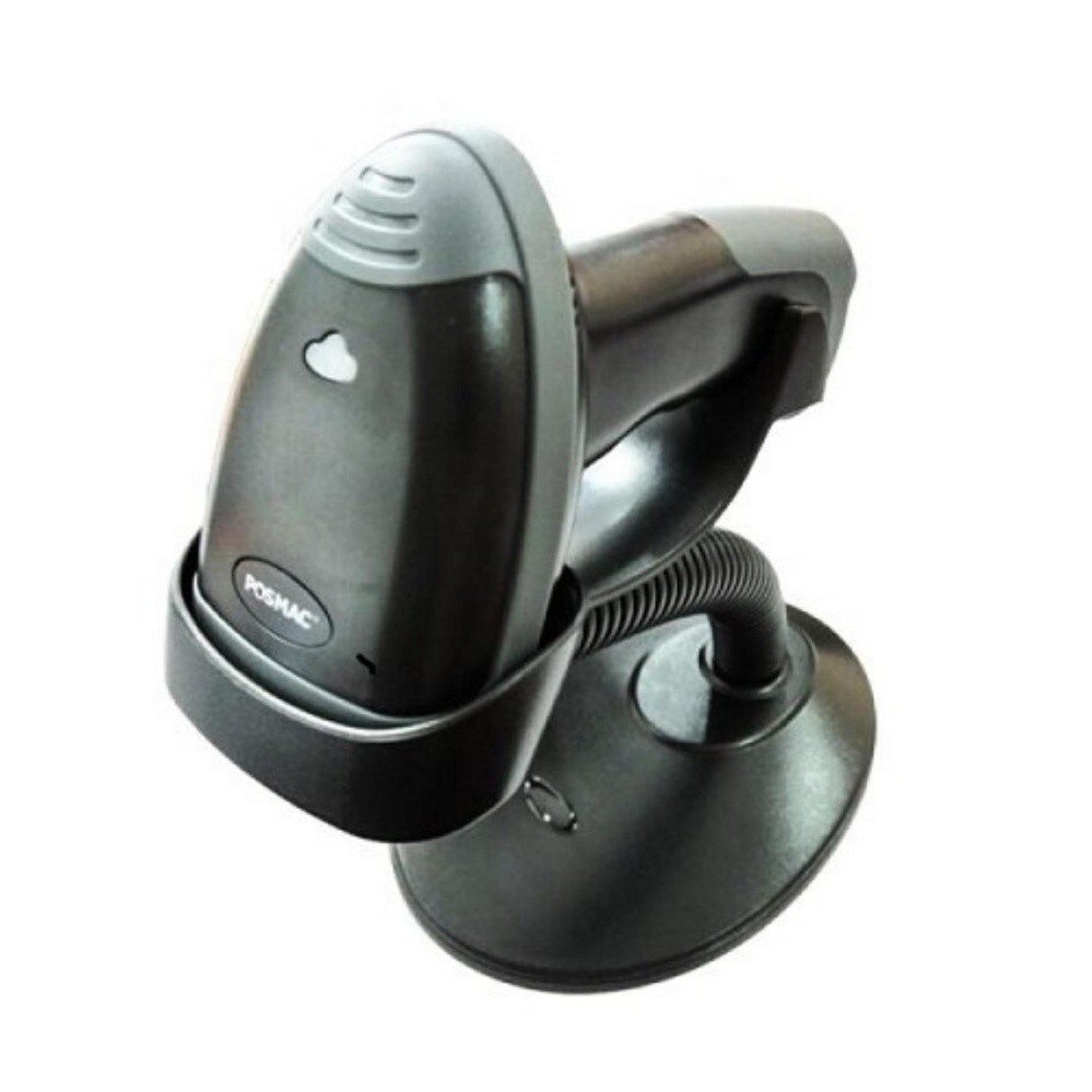 Posmac Barcode Scanner PS-1800 with Stand (Black) (With Autoscan ...