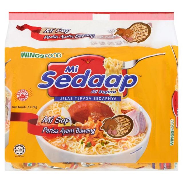 Mi Sedaap Mi Sup Perisa Ayam Bawang (5x70g) | Shopee Malaysia