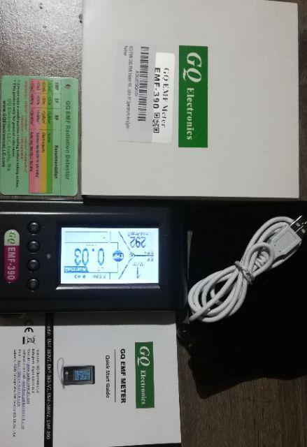 EMF Meter Advanced GQ EMF-390 Multi-Field Electromagnetic Radiation 3 ...