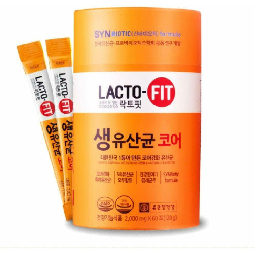 LACTO-FIT Probiotics Powder Core 60 Sticks, Premium Lactobacillus ...