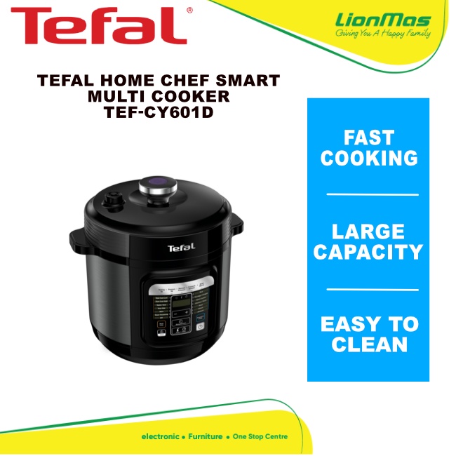 Tefal Home Chef Smart Pro Multi Pressure Cooker CY625D / CY601D ...