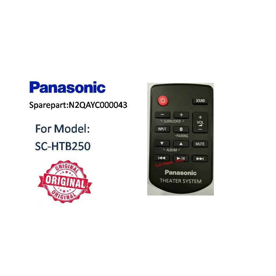 Panasonic Home Theater Remote Control | Shopee Malaysia