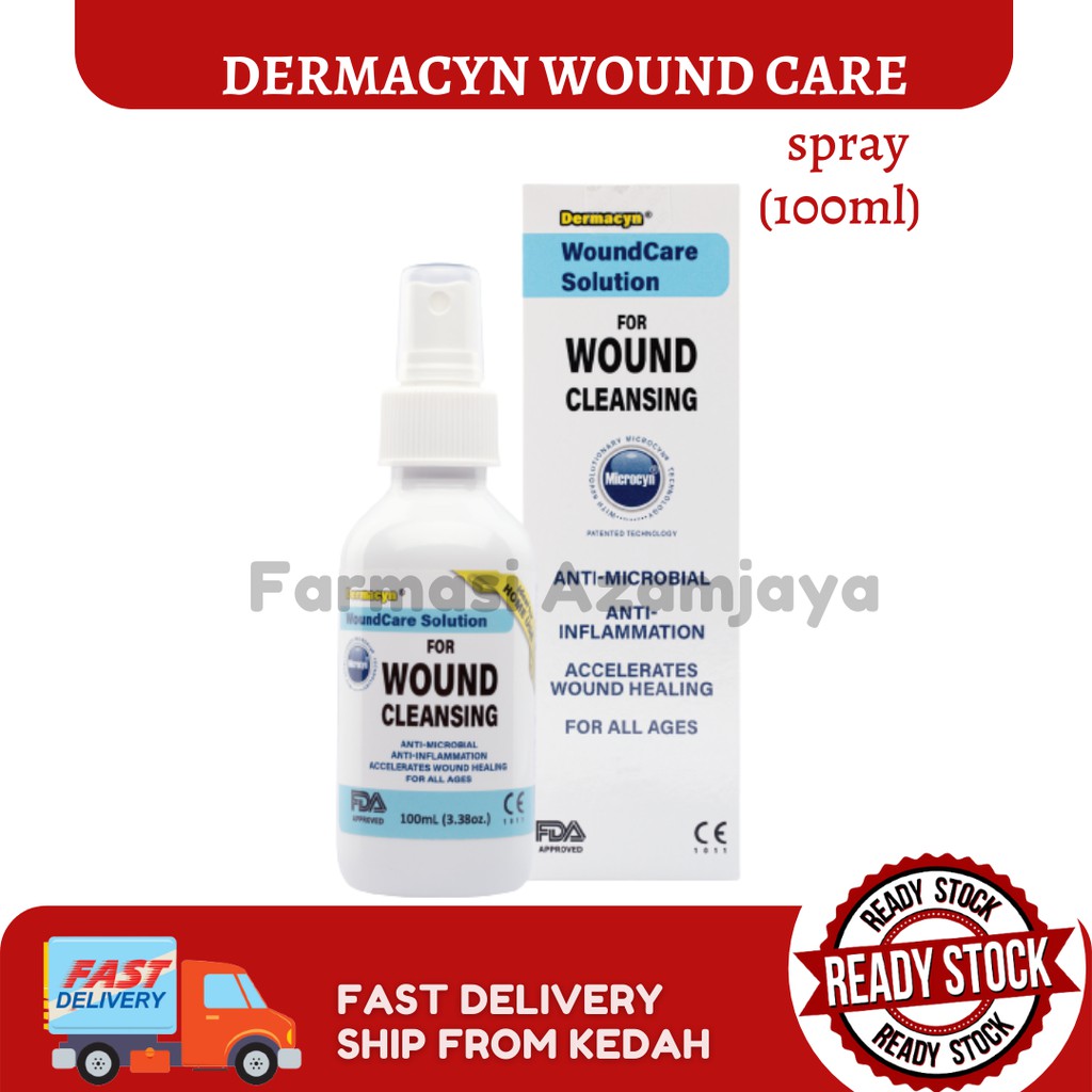 DERMACYN WOUND SPRAY (100mL) EXP: 06/22 | Shopee Malaysia