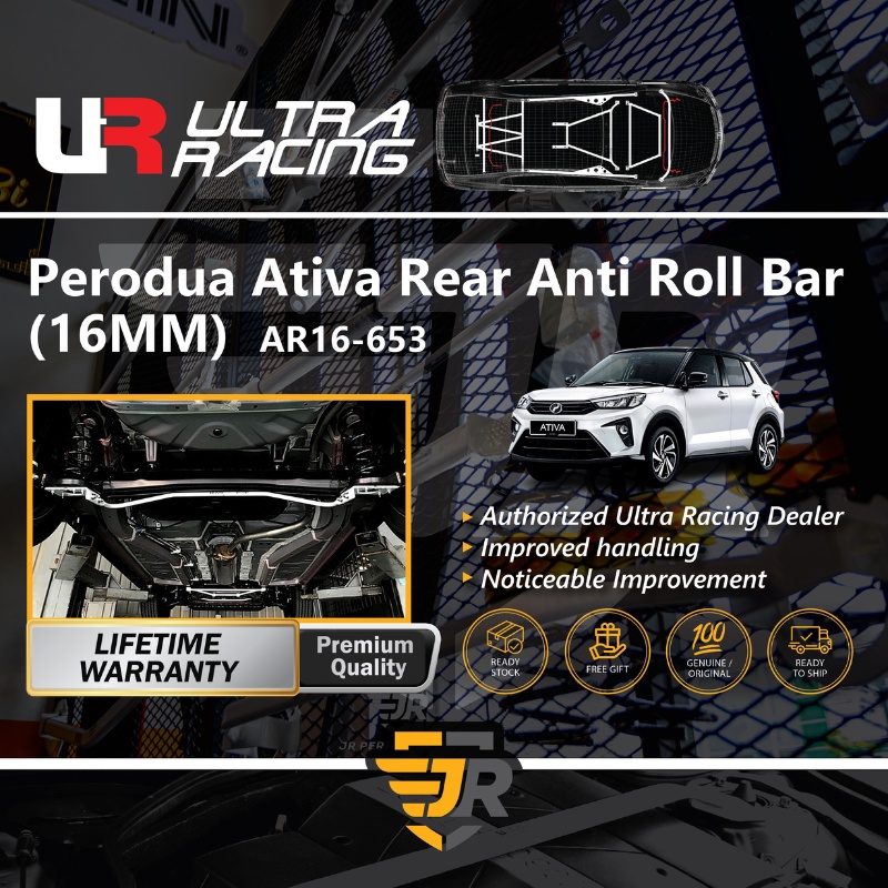 Ultra Racing Safety Bar Perodua Ativa Rear Anti Roll Bar Rear ...
