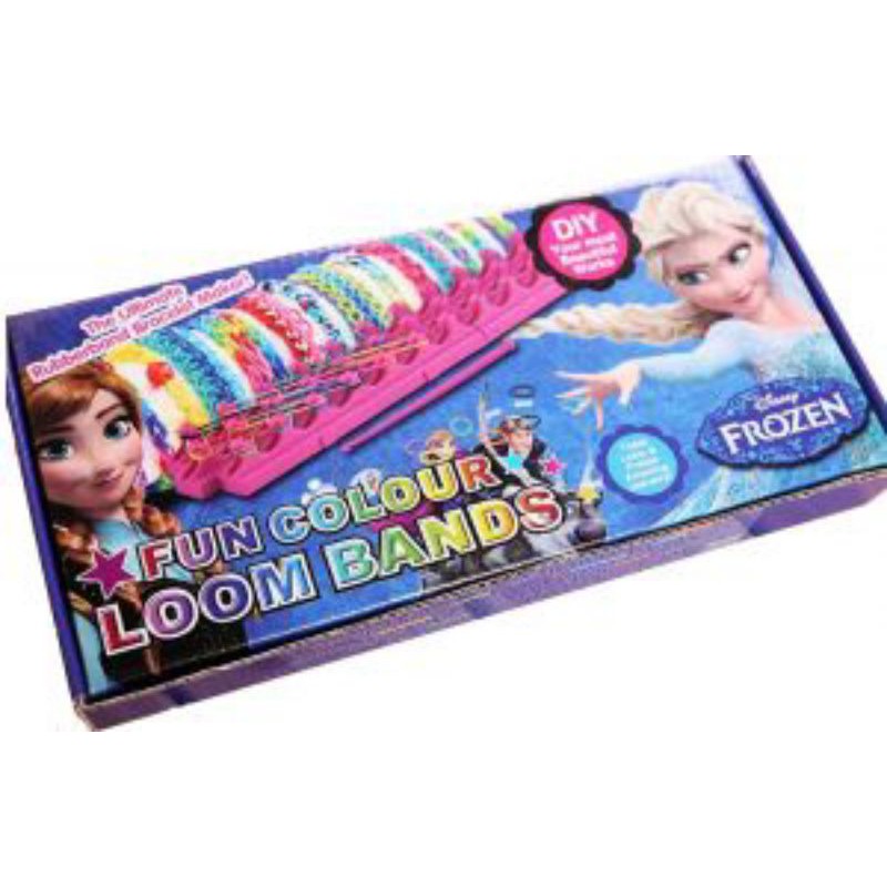 DIY FROZEN COLOURFUL RUBBER LOOM BANDS | Shopee Malaysia