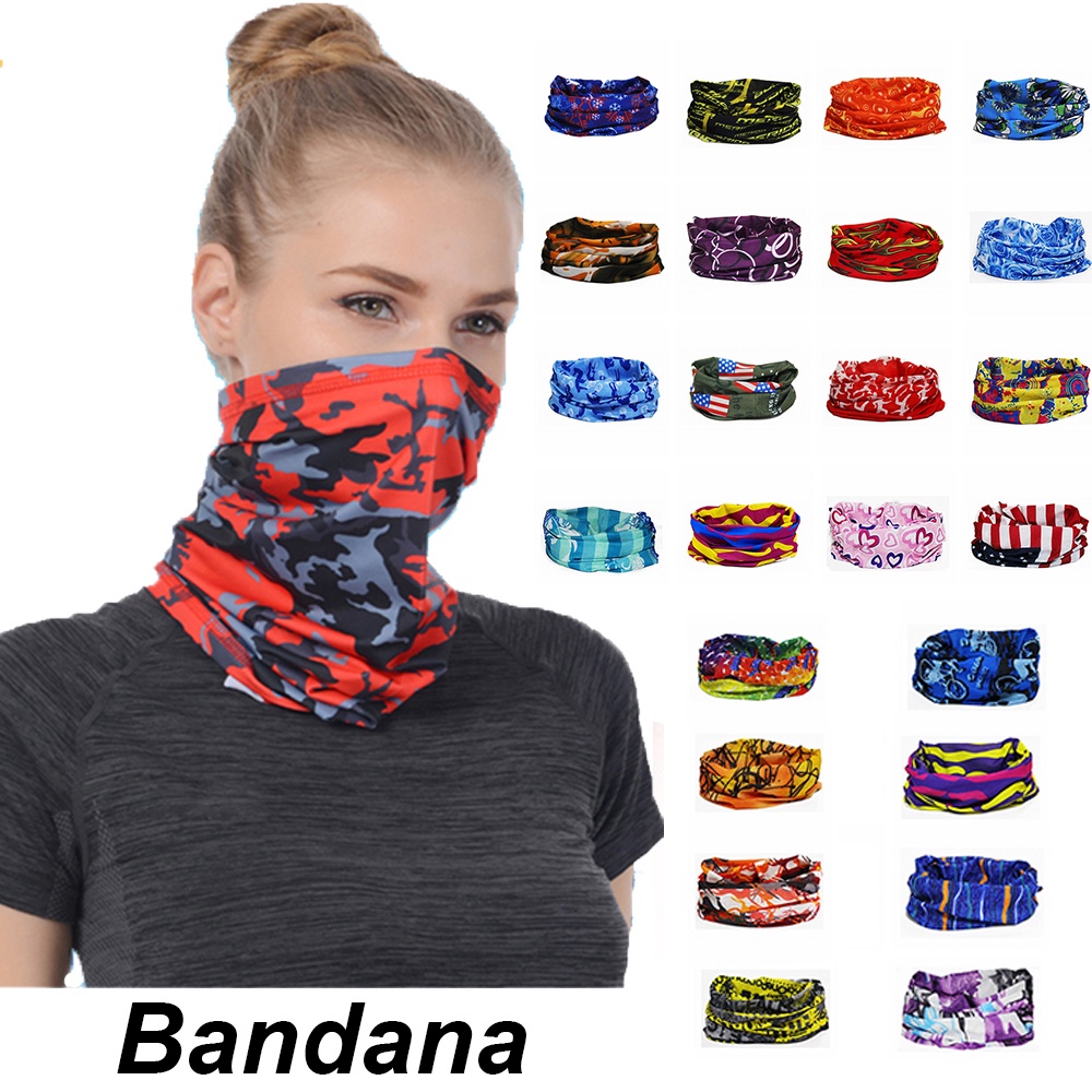 Anti Dust UV Buff Bandana Turban Face Mask Muka Head Scarf Topeng ...