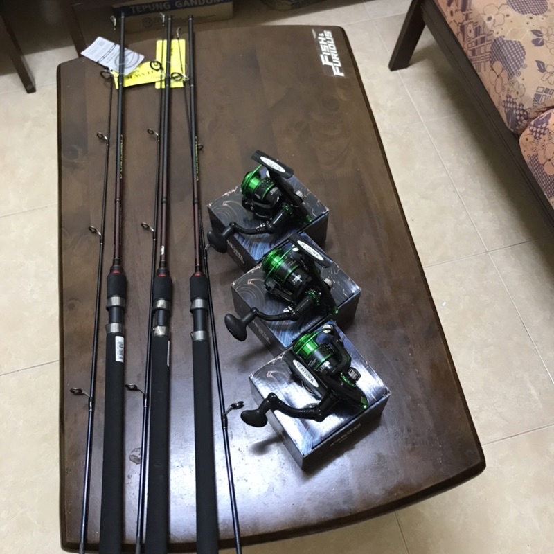 Ready stok set combo seahawk predator dan seahawk hero dapat rod dan ...