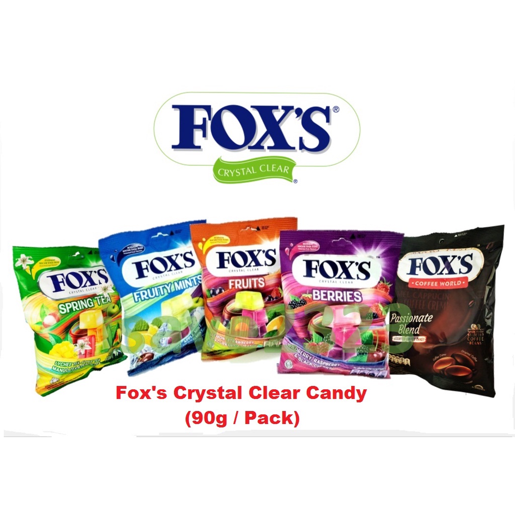 Fox's Crystal Clear Candy (90g / Pack) - 5 Flavours | Shopee Malaysia