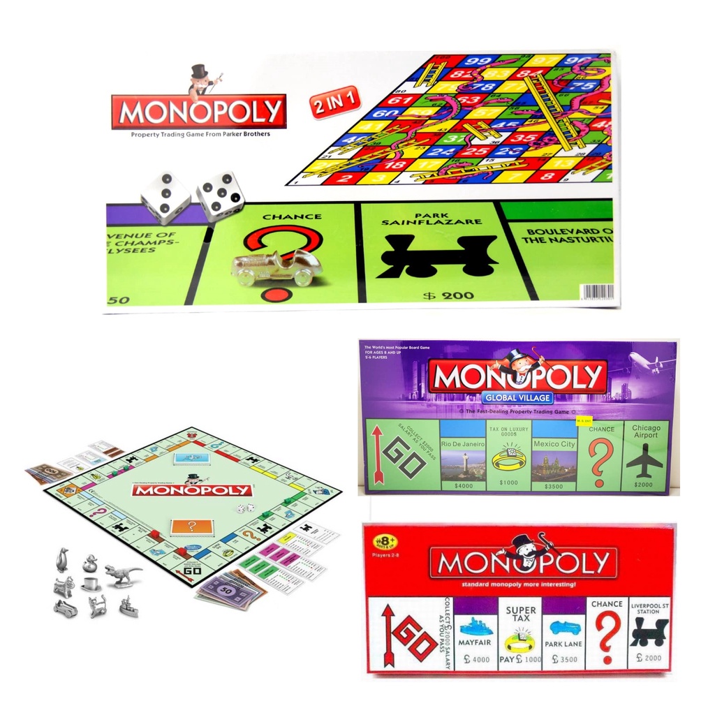 Monopoly Property and Trading Game / Board Games | Shopee Malaysia