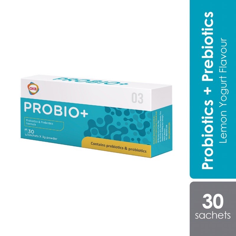 GKB Probio + Prebiotics & Probiotics (30 sachets x 3g) | Shopee Malaysia