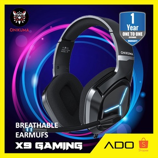 ONIKUMA X9 Wired Gaming Headset with Mic and Noise Cancellation ...