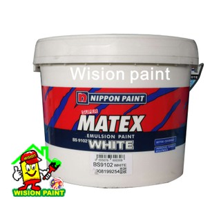💥OFFER!💥 7L NIPPON PAINT SUPER MATEX INTERIOR EMULSION MATT FINISH WALL PAINT / WISION PAINT B ...