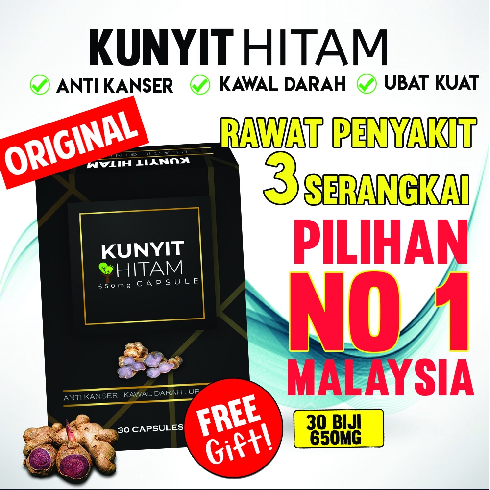 Black G - Kunyit Hitam Capsule By Energy Plus Mardi 30 Kapsul 650mg ...
