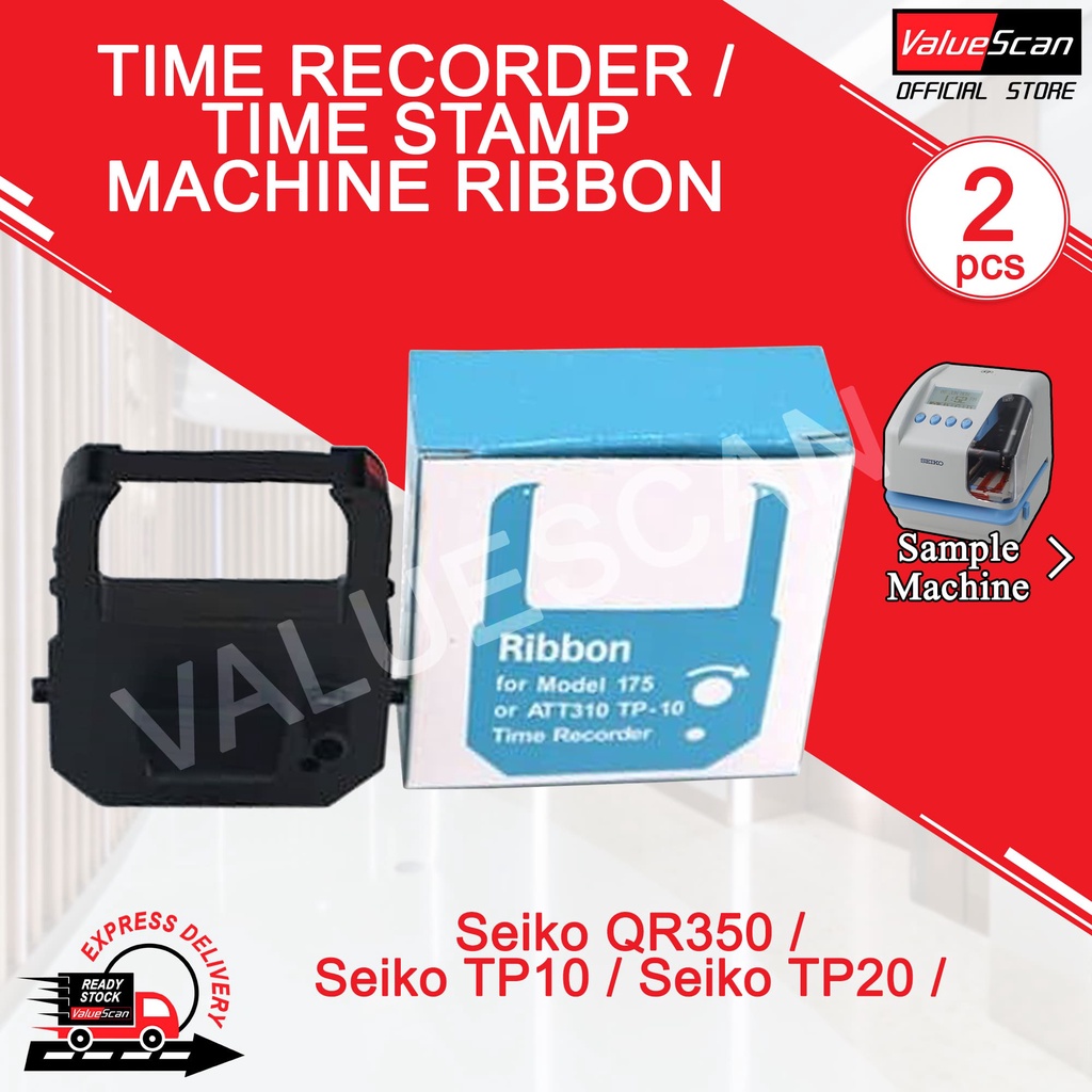 Time Stamping Machine Ribbon- Seiko QR350 / Seiko TP10 / Seiko TP20 ...