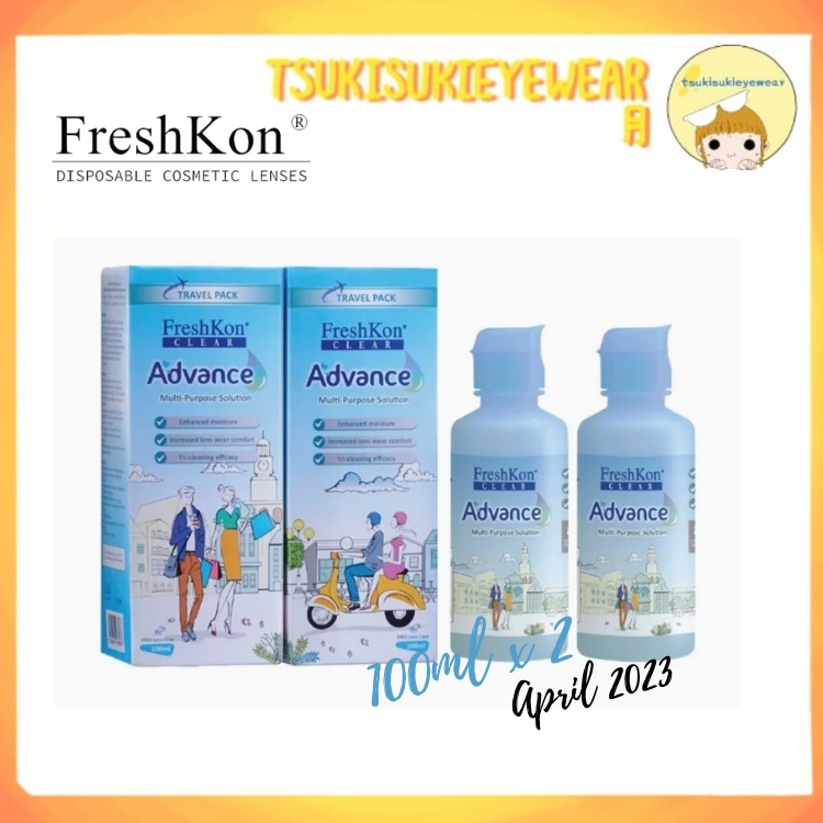 FreshKon CLEAR Advance 100ml Twin Multi-Purpose Solution | Shopee Malaysia