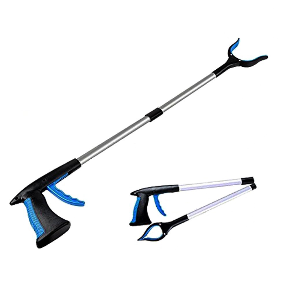 New Outdoor Extendable 81cm Grabber Arm Litter Picker Rubbish Hands ...
