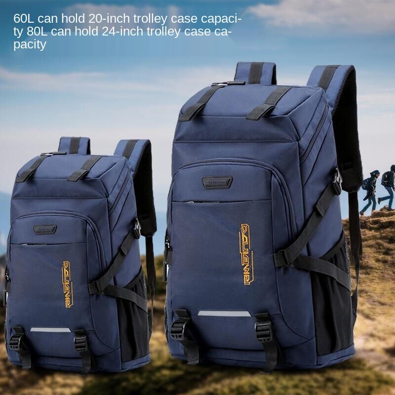 Waterproof leisure travel backpack men's work bag luggage travel ...