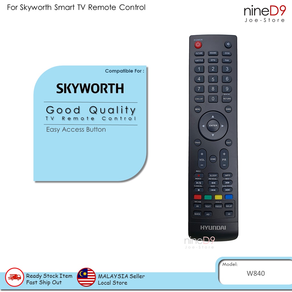 SKYWORTH *TOP Quality* Replacement For Skyworth LED TV Remote Control ...