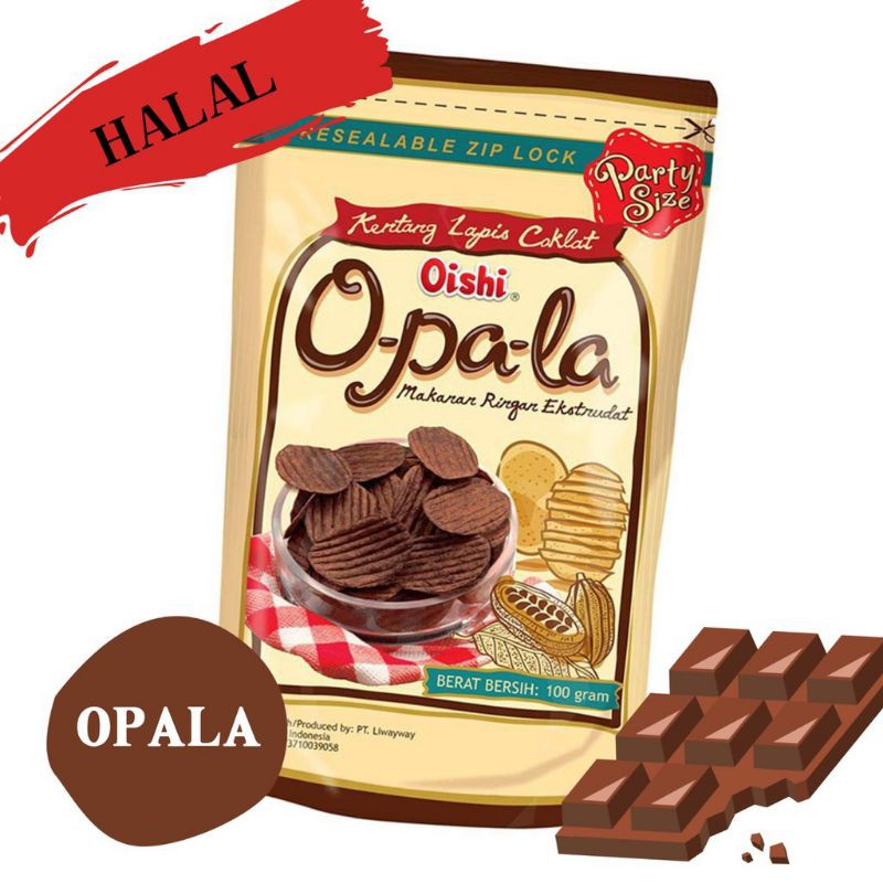 Oishi Opala Chocolate Crisp 100g | Shopee Malaysia