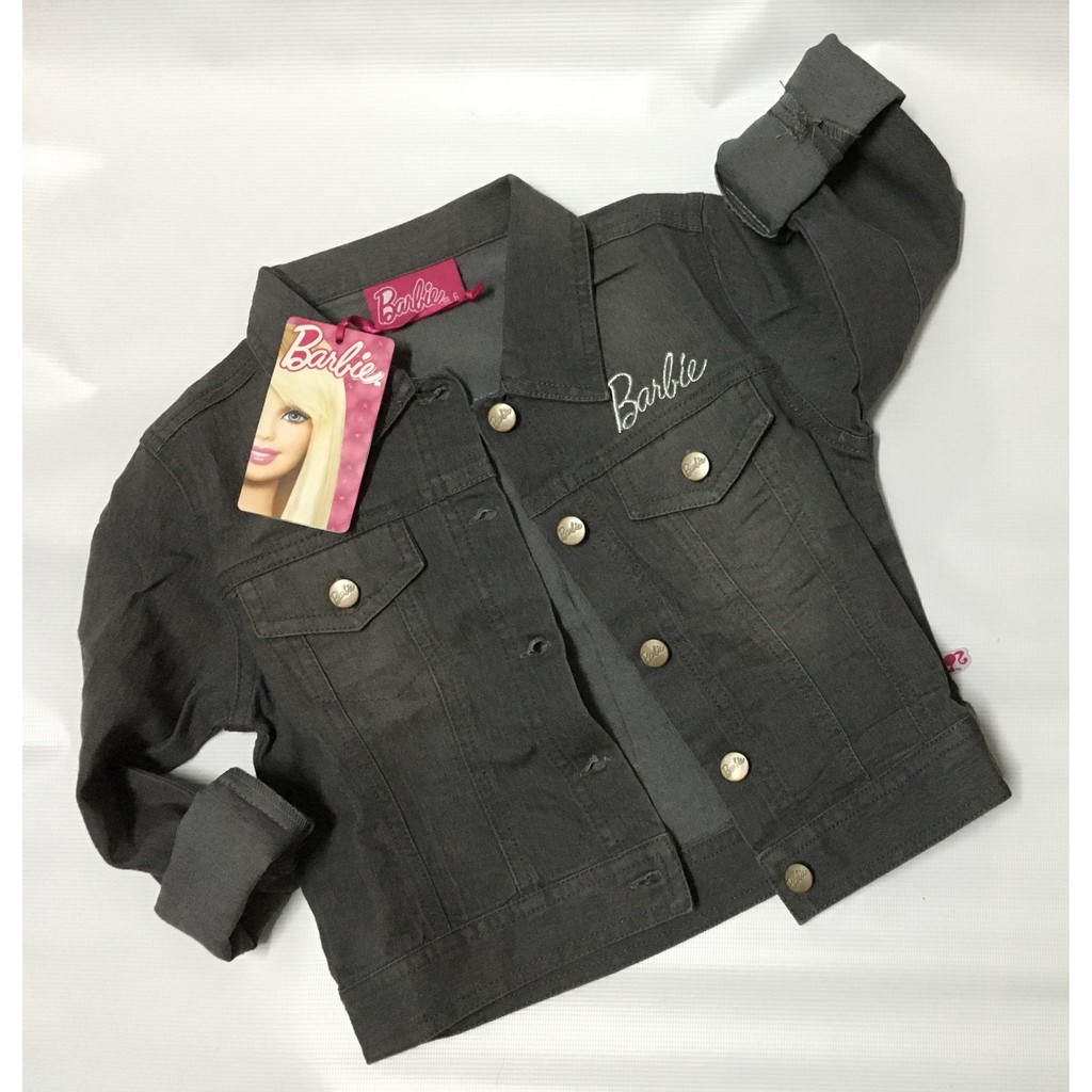 Barbie Denim Jacket - Thick | Shopee Malaysia