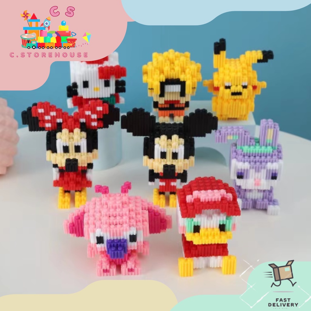 Cartoon Mini Lego Diamond Block Mini Lego Block DIY - Random shipping ...