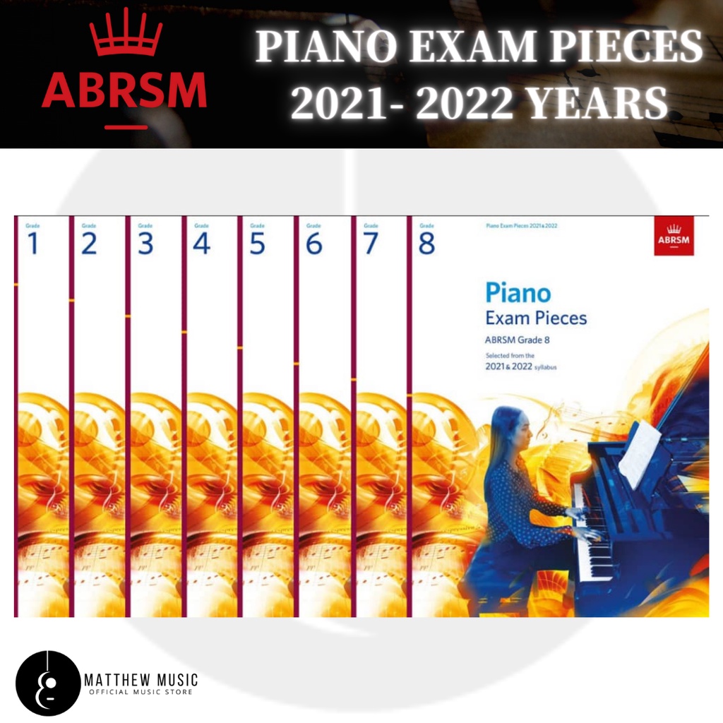 ABRSM PIANO EXAM PIECES GRADE 1,2,3,4,5,6,7,8 FROM 2021 & 2022 SYLLABUS | Shopee Malaysia
