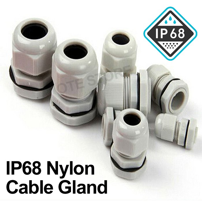 IP68 PVC Cable Gland (PG7 / PG9 / PG11 / PG13.5 / PG16 / PG19 ) X 10 ...