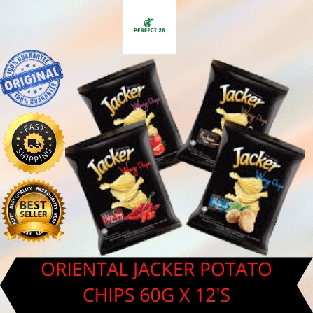 ORIENTAL JACKER POTATO CHIPS 60G | Shopee Malaysia