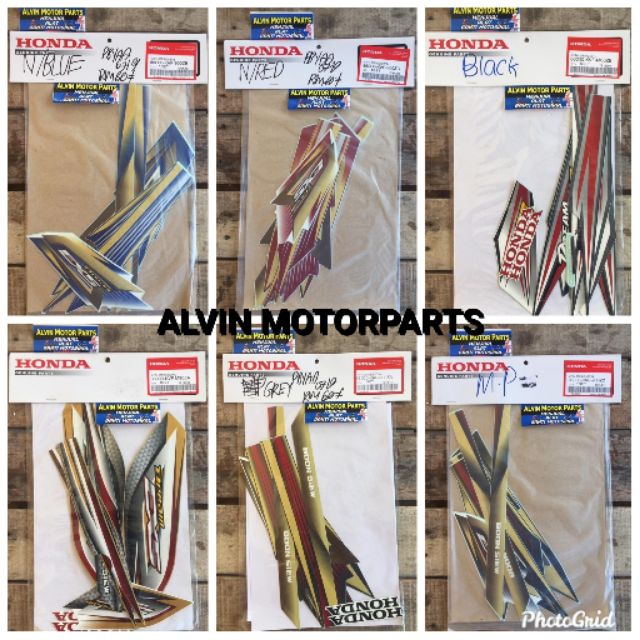 STICKER STRIPE EX5 DREAM ORIGINAL HONDA | Shopee Malaysia