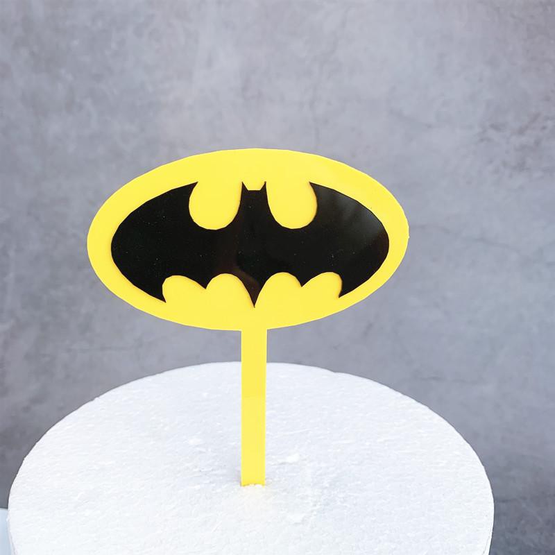 Batman Logo Cake Topper ( Ready Stock ) | Shopee Malaysia