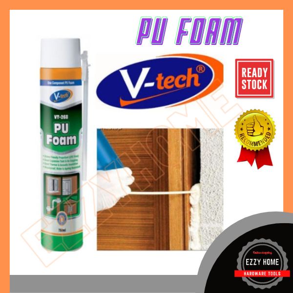 ORIGINAL VTECH VT-268 PU Foam Polyurethane Foam CFC Free Sealant 750ml ...
