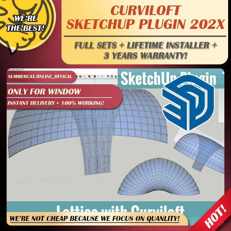 Curviloft Sketchup Plugin 2015-202X LIfetime Installer 100% Working ...