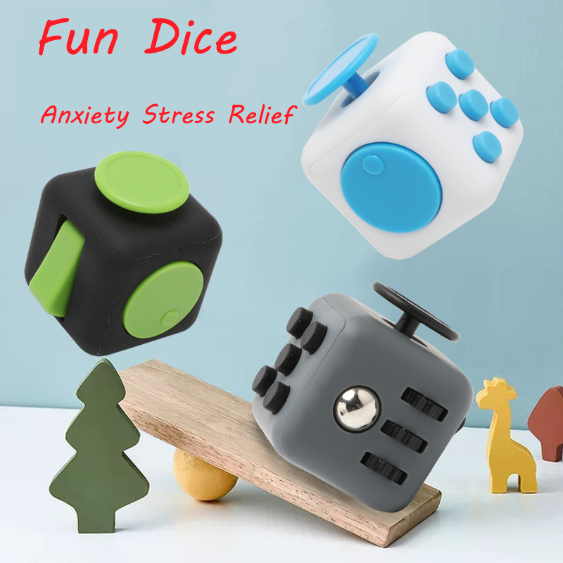 Reduce Anxiety Stress Rubik's cube Decompression Dice Toy American ...