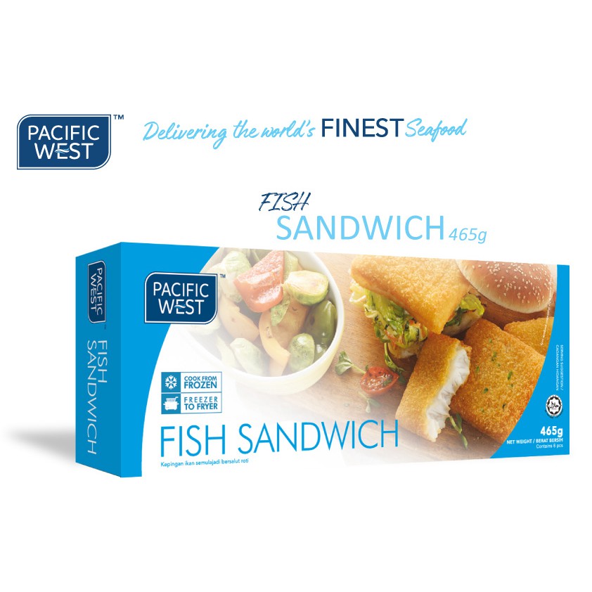 Pacific West Fish Sandwich (465g) | Shopee Malaysia