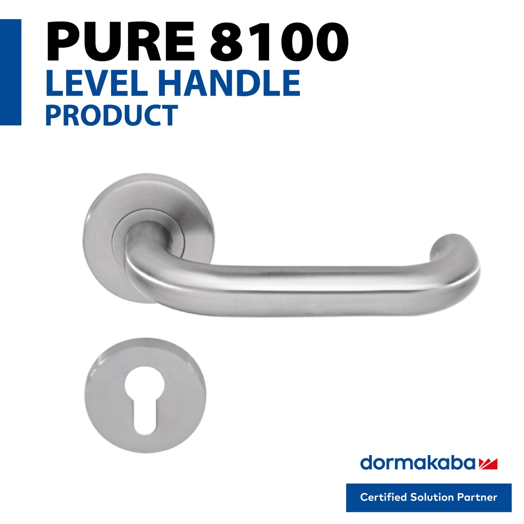 Dormakaba Level Handle Accessories PURE 8100 - Winstar Dormakaba ...