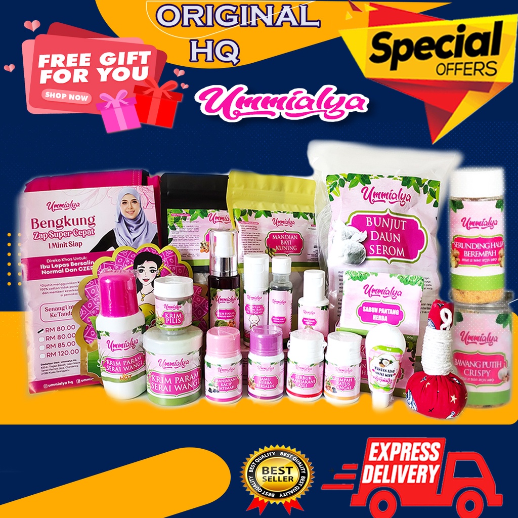 UMMIALYA Set Pantang Bersalin | Set Berpantang Ibu | Loose Item | Sei ...