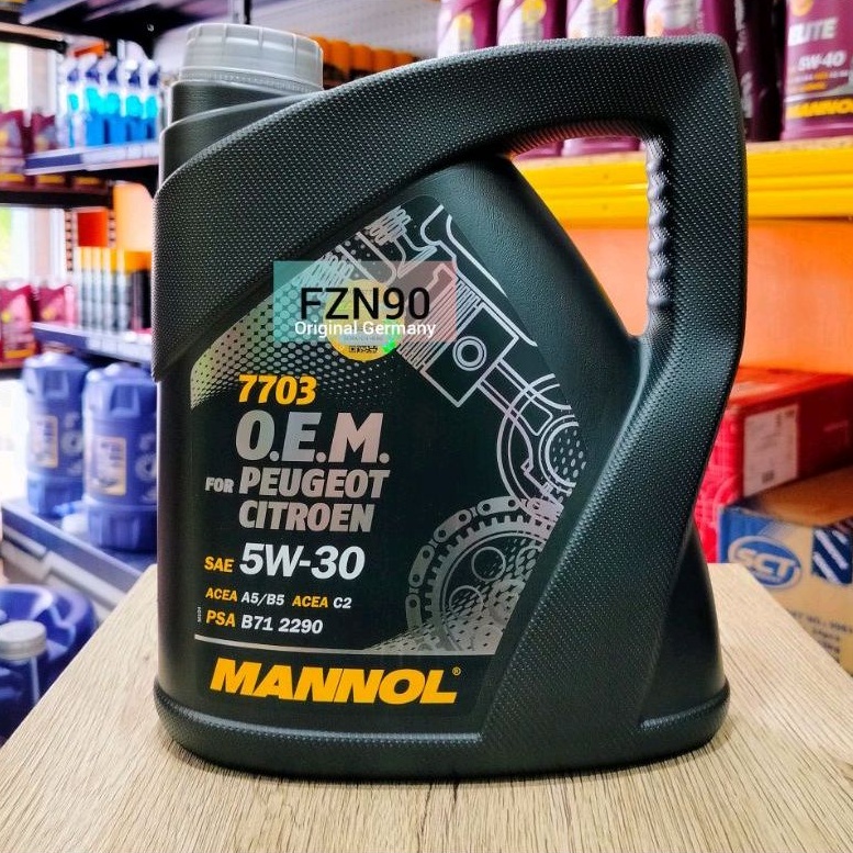 Mannol 7703 OEM Peugeot Citroen Renault 5W30 (4 Liter) | Shopee Malaysia
