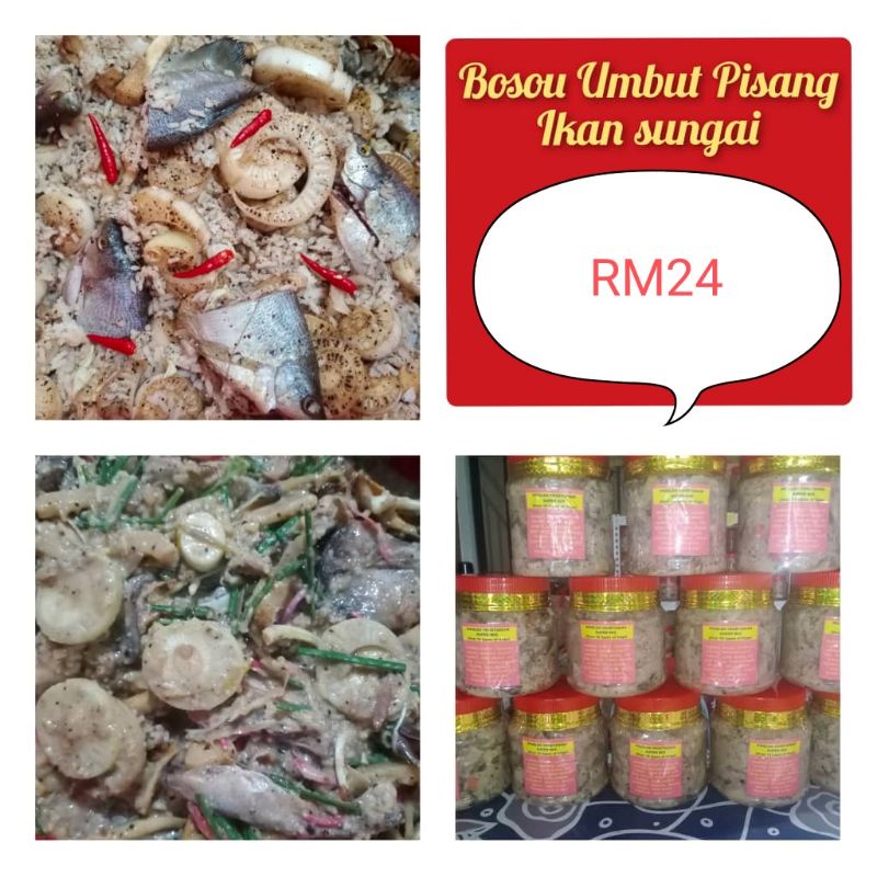 bosou ikan umbut Pisang | Shopee Malaysia