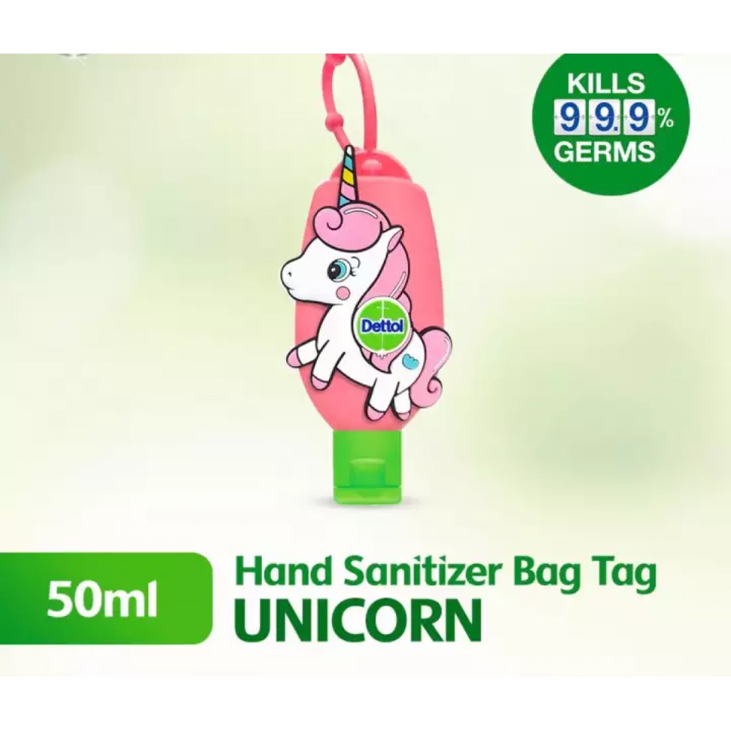 DETTOL Hand Sanitizer ORIGINAL (50ml) with Pink Unicorn Tag | Shopee ...
