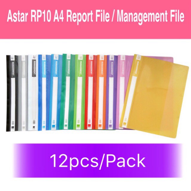 Astar RP10 A4 Report File / Management File (12pcs/Pack) | Shopee Malaysia