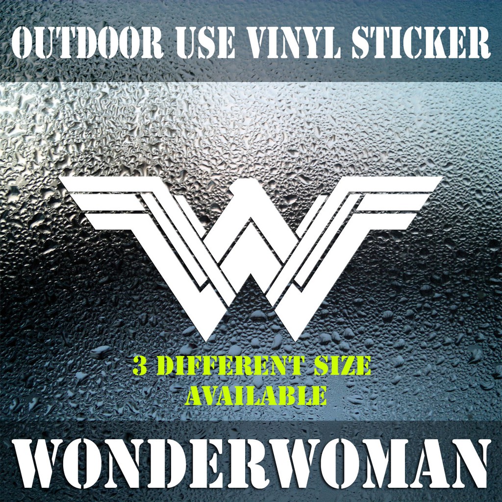 Wonderwoman Logo Sticker For Car, Motorcycle and Laptop | Shopee Malaysia