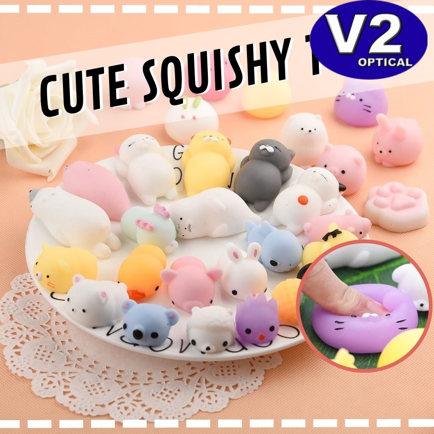 (1 PC) Cute Squishy Toy Mini Animal Antistress Ball Squeeze Rising ...