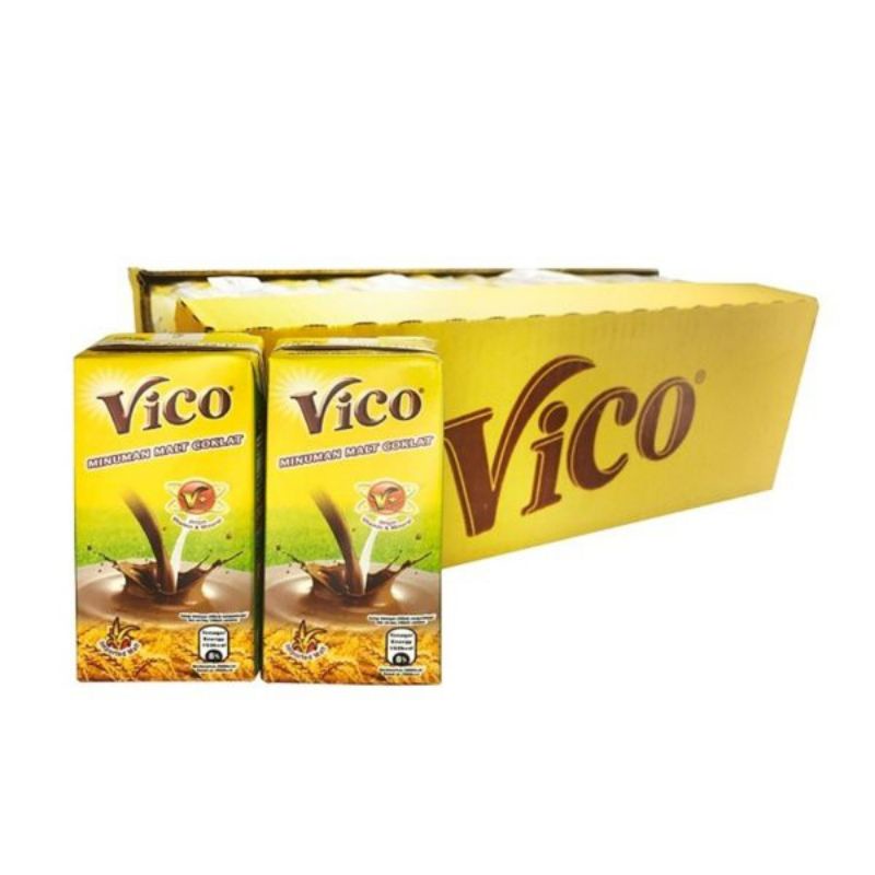 Vico UHT chocolate malt drink 24 x 200ml | Shopee Malaysia