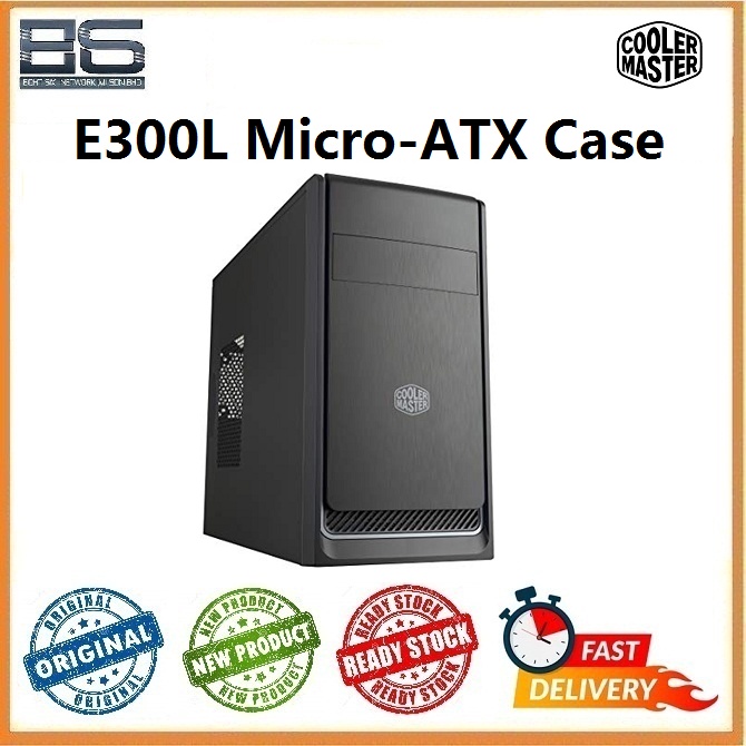 Cooler Master MasterBox E300L Micro-ATX Case (Silver) | Shopee Malaysia