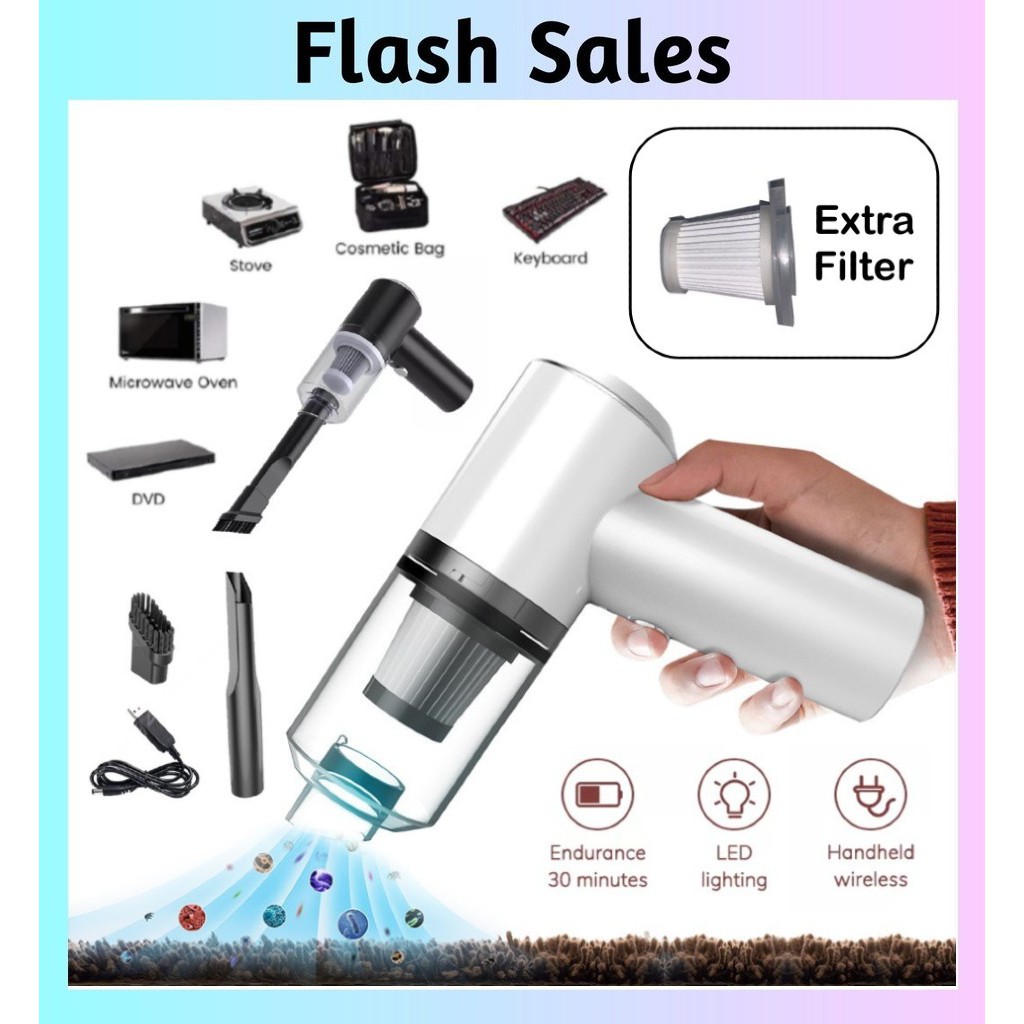 **READY STOCK**5500PA Car Vacuum Cordless Vacuum Cleaner Upgrade ...