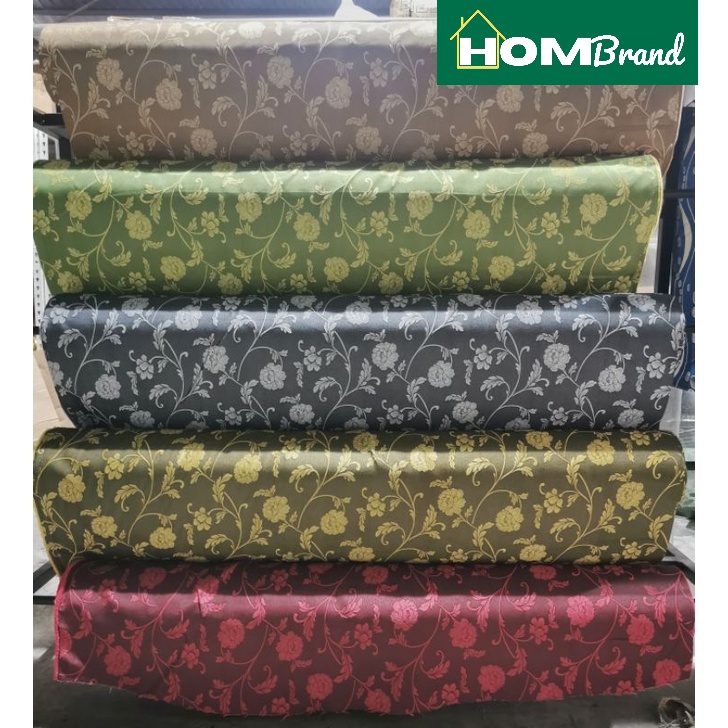 Hombrand Kain Jacquard Texture Flower Bidang 55" | Curtain Fabric ...