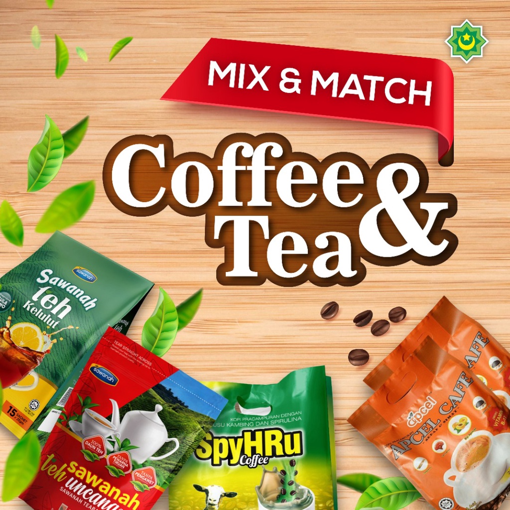 MIX & MATCH Kopi Teh Koko Tongkat Ali Instant RADIX HIGOAT EMAN SAWANAH ...