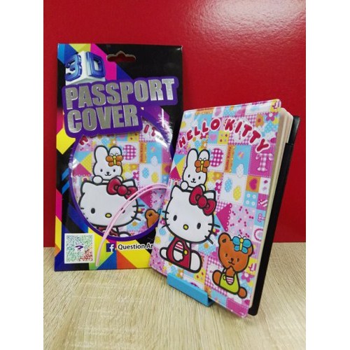 PC-C006_Hello Kitty and Friend Melody /3D Passport Cover/Passport ...