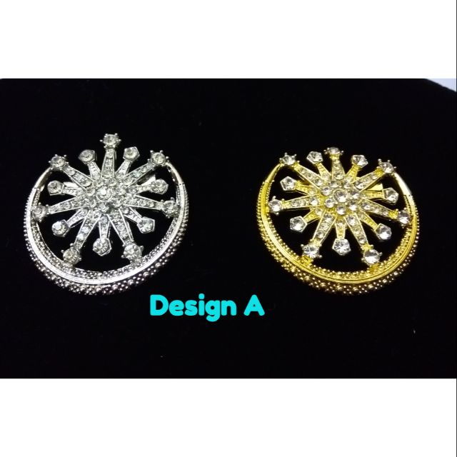 🔥🔥🔥 Brooch Songkok / Kerongsang Songkok - Design A 🔥🔥🔥 | Shopee Malaysia