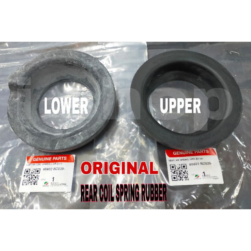 COIL SPRING RUBBER(ORIGINAL)(REAR)PERODUA MYVI VIVA ALZA MYVI LAGIBEST ...